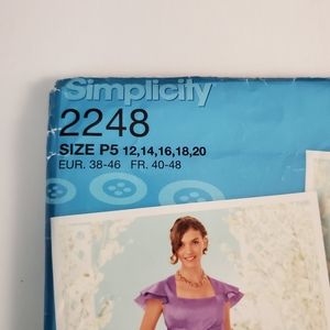Simplicity | Other | Simplicity Misses Summer Dress 2248 Project Runway ...
